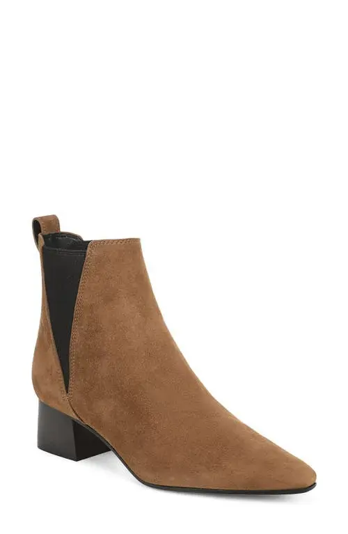 Veronica Beard Astra Bootie - Chestnut Suede