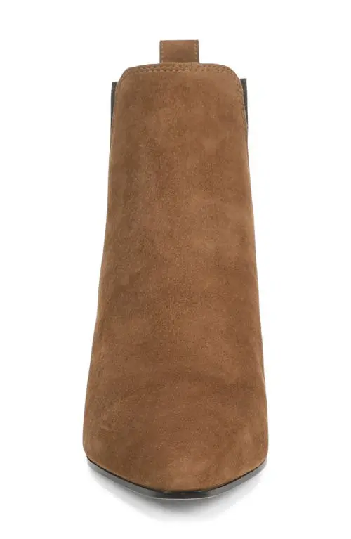 Veronica Beard Astra Bootie - Chestnut Suede