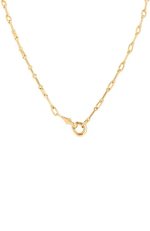 ASTRID & MIYU Link Detail Chain Necklace - Gold