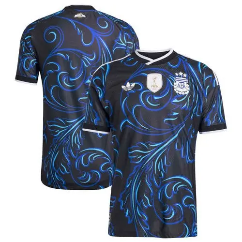 Adidas Argentina National Team 2026 Away On-field Authentic Jersey - Black