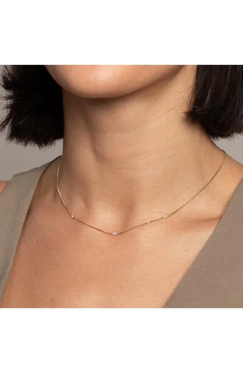 ASTRID & MIYU Navette Crystal Necklace