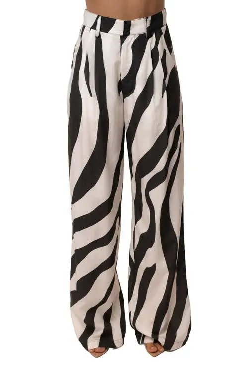 JLUXLABEL Zebra Essential Flow Trouser