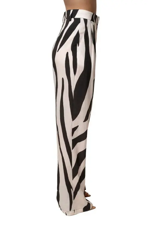 JLUXLABEL Zebra Essential Flow Trouser