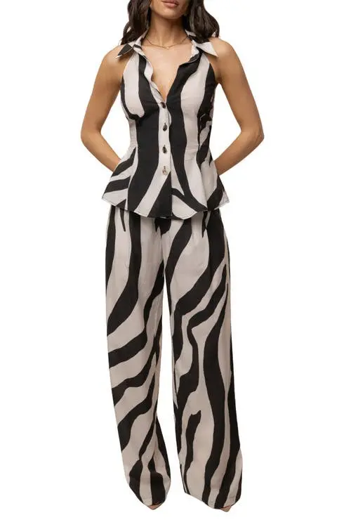 JLUXLABEL Zebra Essential Flow Trouser