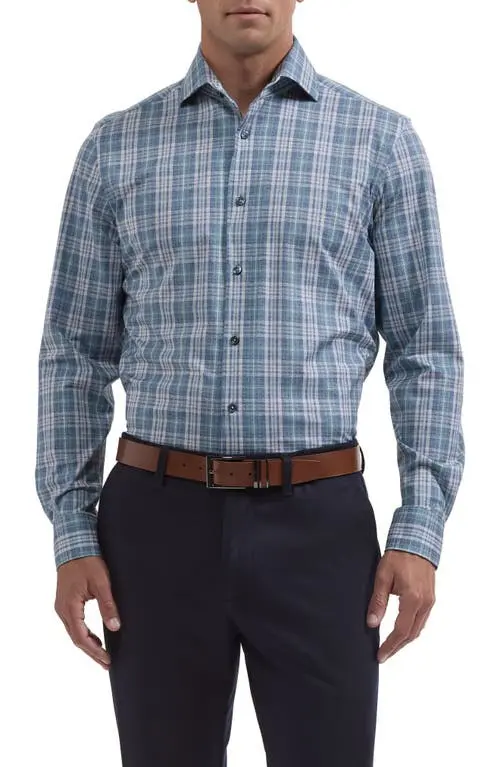 Bugatchi Devon Ooohcotton® Plaid Button-up Shirt