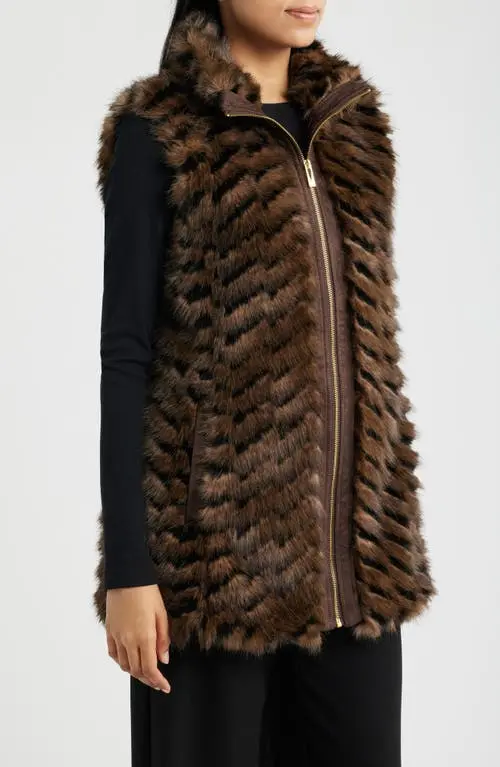 Via Spiga Faux Fur Vest