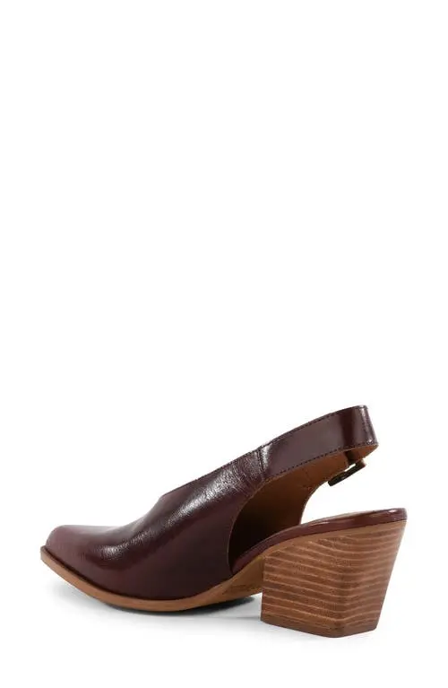 Seychelles Baby Faced Ii Pointed Toe Slingback Pump - Chestnut