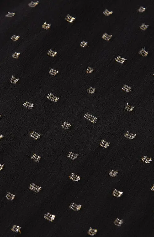 Scotch & Soda Metallic Dot Maxi Slipdress