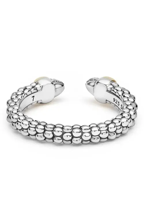 Lagos Signature Caviar Diamond Band Ring