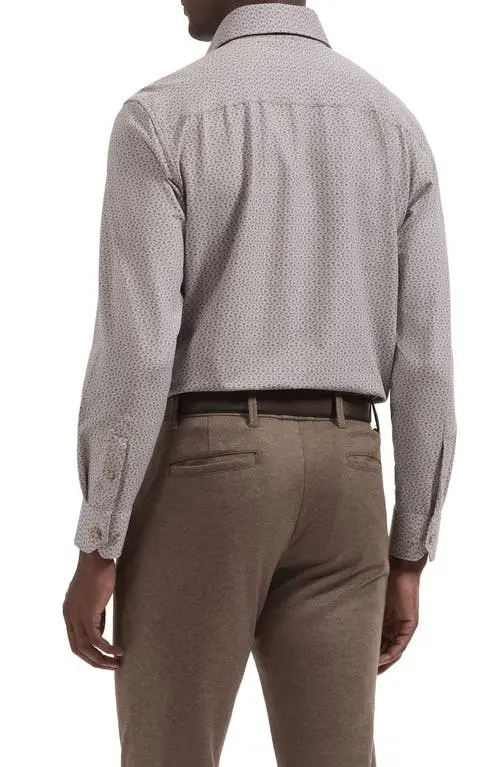 Bugatchi Devon Ooohcotton® Print Button-up Shirt