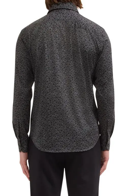 Bugatchi Devon Ooohcotton® Print Button-up Shirt