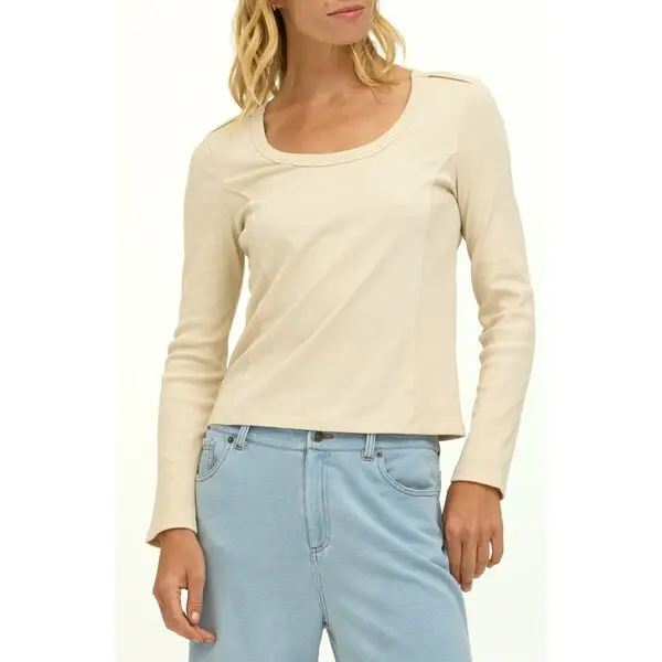 THREADS 4 THOUGHT Karlene Organic Cotton Long Sleeve T-shirt