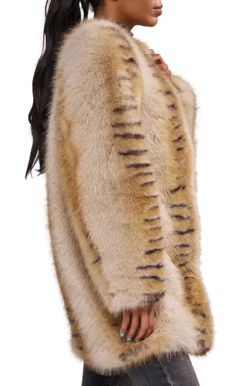 AZALEA WANG Elle Faux Fur Jacket