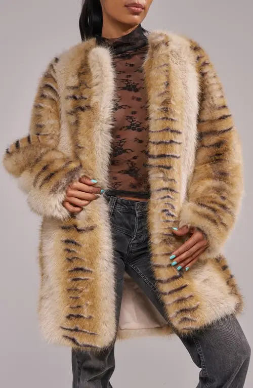 AZALEA WANG Elle Faux Fur Jacket