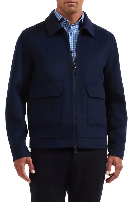 Bugatchi Wool Blend Blouson Jacket