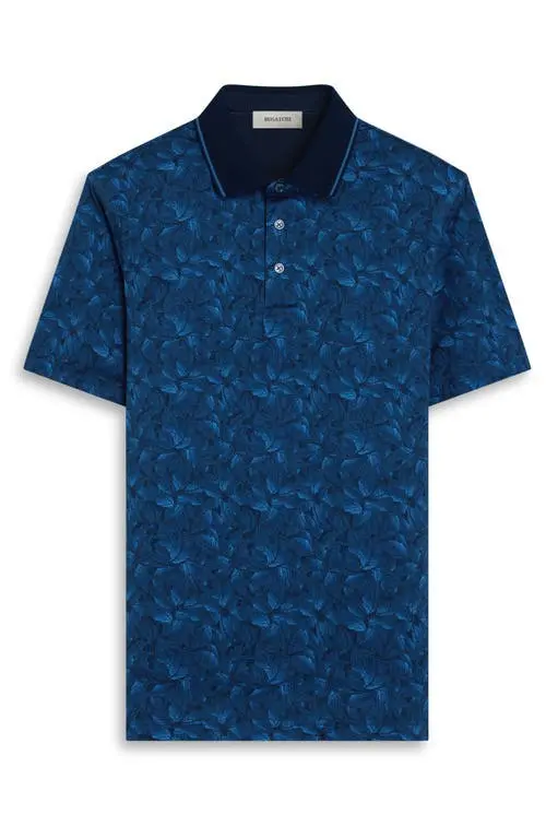 Bugatchi Vidal Ooohcotton® Leaf Print Polo