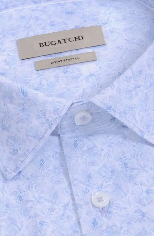 Bugatchi Miles Ooohcotton® Print Short Sleeve Button-up Shirt