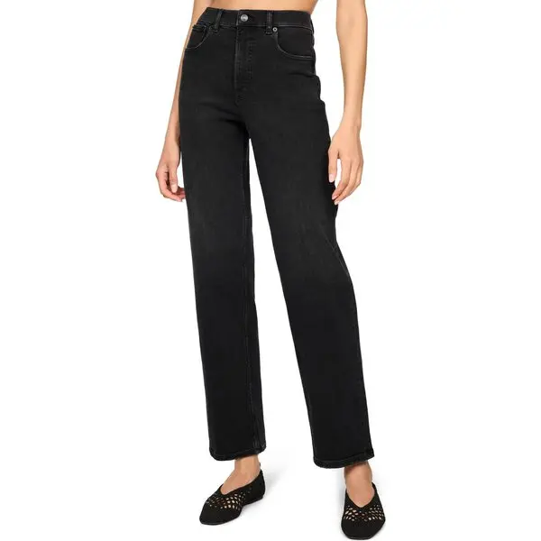 Spanx 90s High Waist Straight Leg Jeans - Deep Space