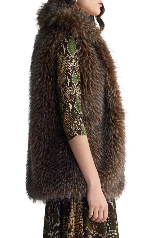 Diane Von Furstenberg Malin Faux Fur Vest