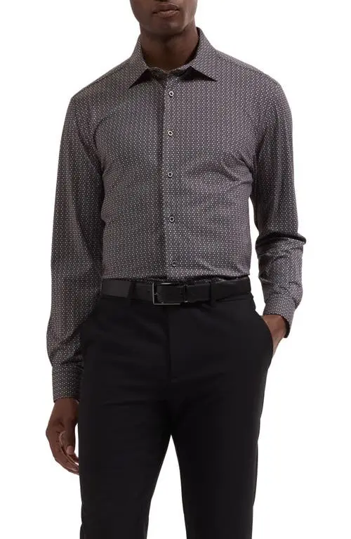 Bugatchi James Ooohcotton® Button-up Shirt - Black