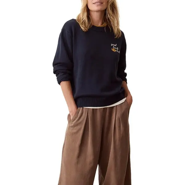 Marine Layer Hadley Crewneck Sweater - Twilight