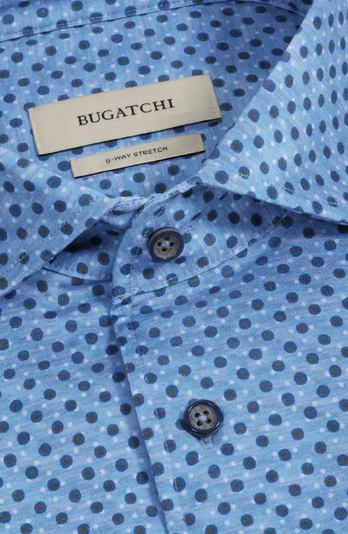 Bugatchi Devon Ooohcotton® Dot Button-up Shirt