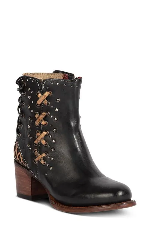 FREEBIRD Columbia Leather Bootie - Black