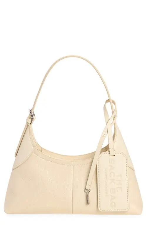 Marc Jacobs Small Belted The Sack Bag Leather Hobo - Cloud White