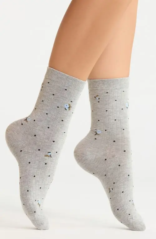 CASA CLARA Crew Socks - Grey