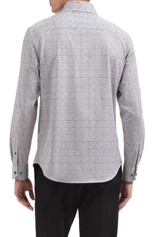 Bugatchi Devon Ooohcotton® Print Button-up Shirt