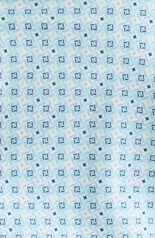 Bugatchi James Ooohcotton® Printed Button-up Shirt - Seafoam