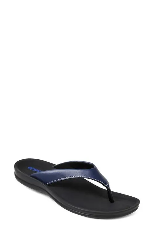 AEROTHOTIC Amicia Flip Flop - Navy