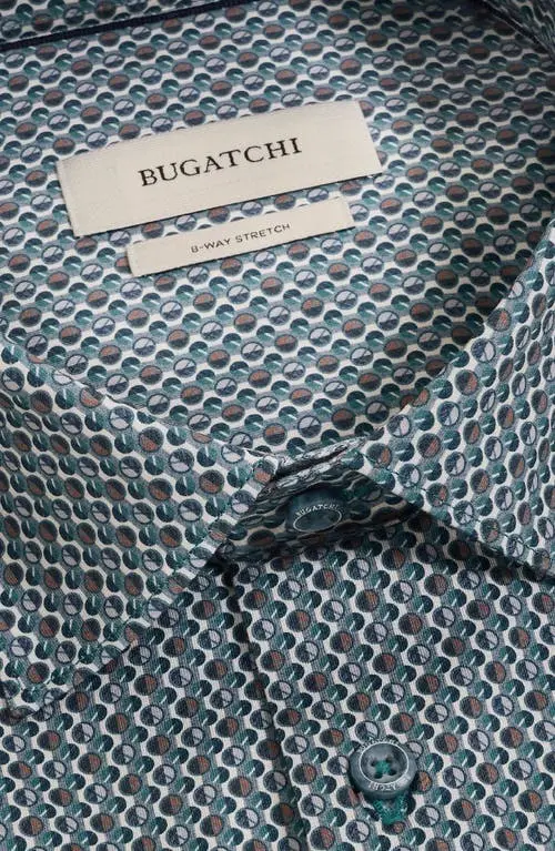 Bugatchi James Ooohcotton® Geo Print Button-up Shirt