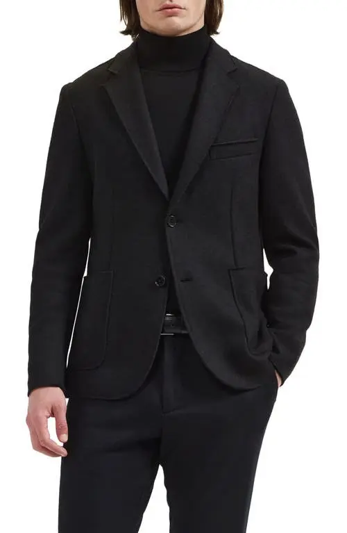 Bugatchi Wool Blend Blazer - Black