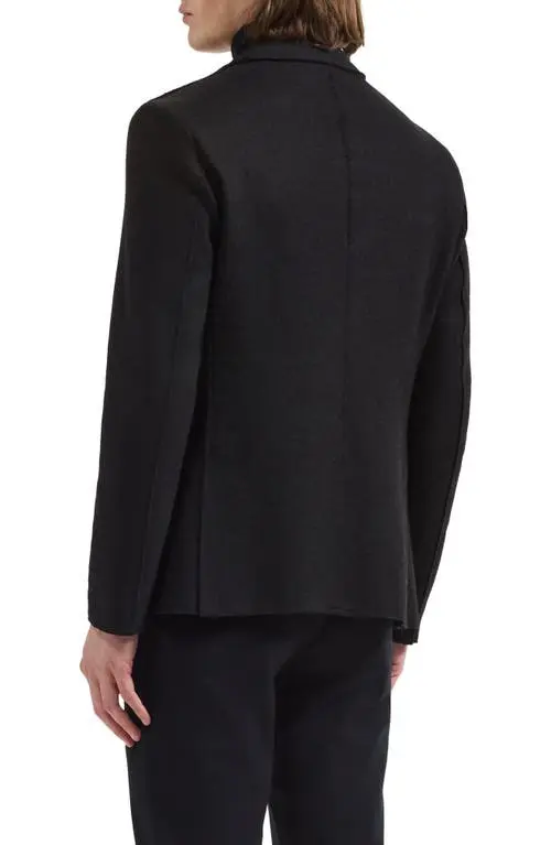 Bugatchi Wool Blend Blazer - Black