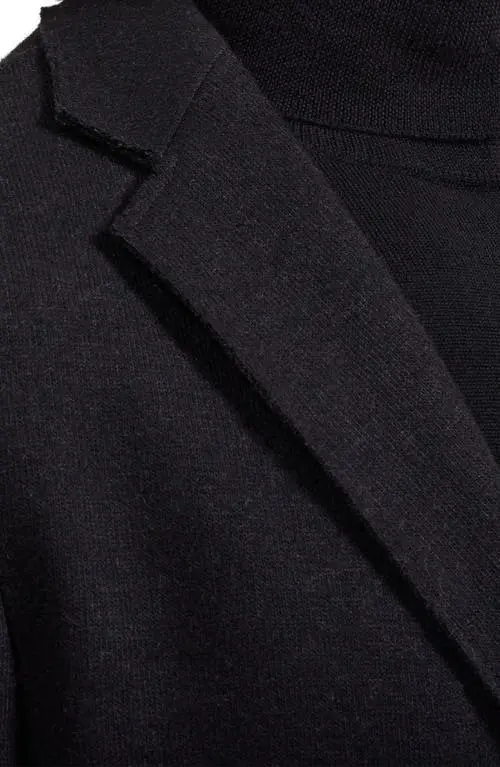 Bugatchi Wool Blend Blazer - Black