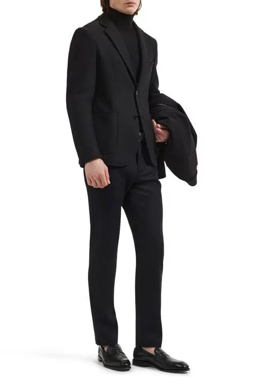 Bugatchi Wool Blend Blazer - Black