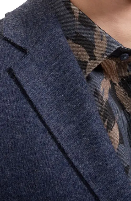 Bugatchi Wool Blend Blazer - Night Blue