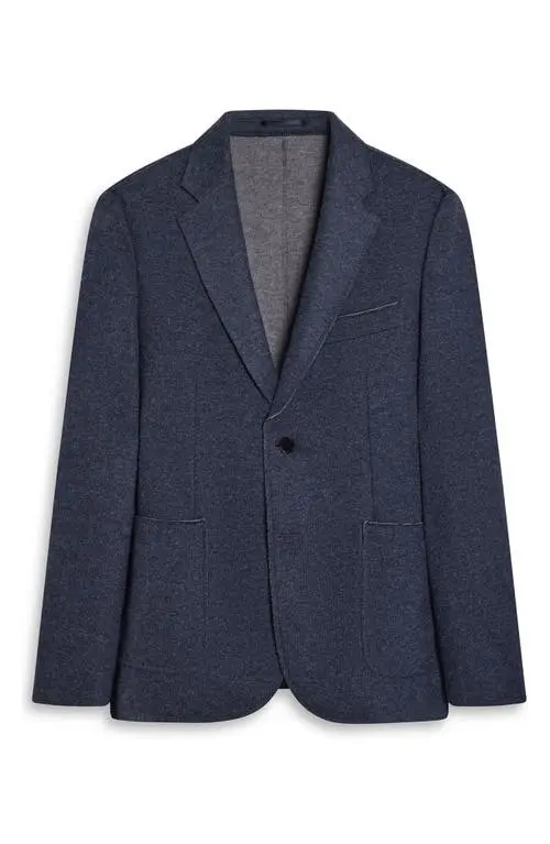 Bugatchi Wool Blend Blazer - Night Blue