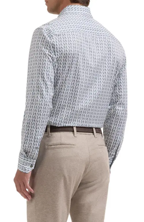 Bugatchi James Ooohcotton® Geo Print Button-up Shirt