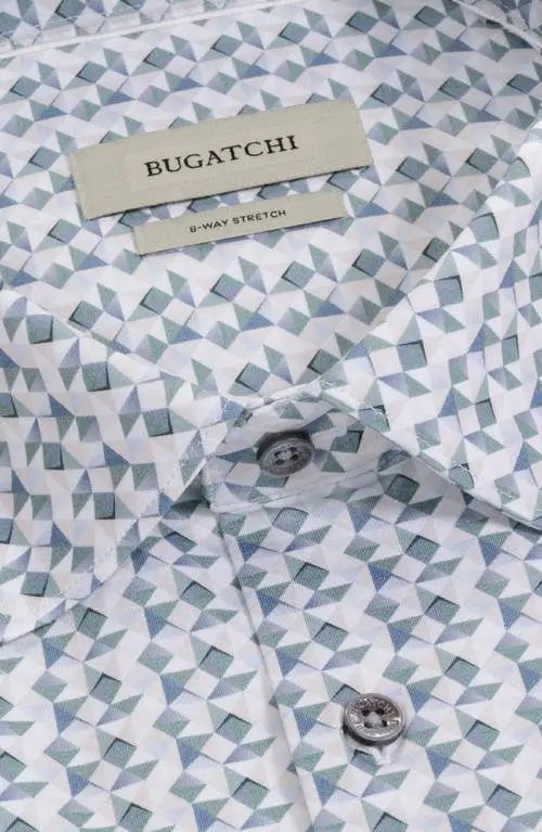 Bugatchi James Ooohcotton® Geo Print Button-up Shirt