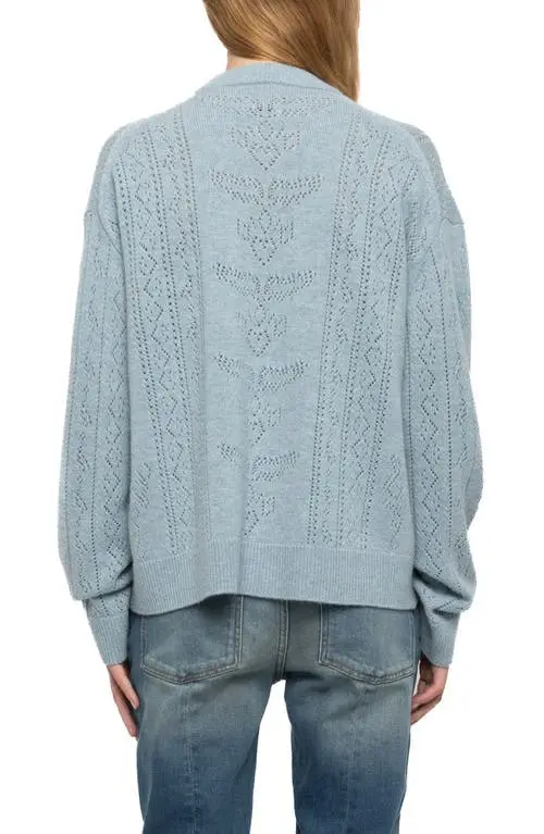 Zadig&Voltaire Markuz Pointelle Crewneck Sweater