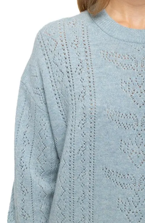 Zadig&Voltaire Markuz Pointelle Crewneck Sweater