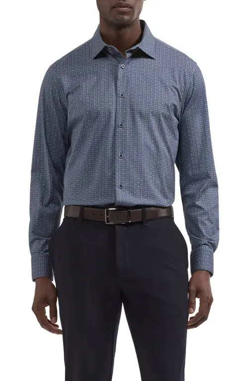 Bugatchi James Ooohcotton® Button-up Shirt - Indigo