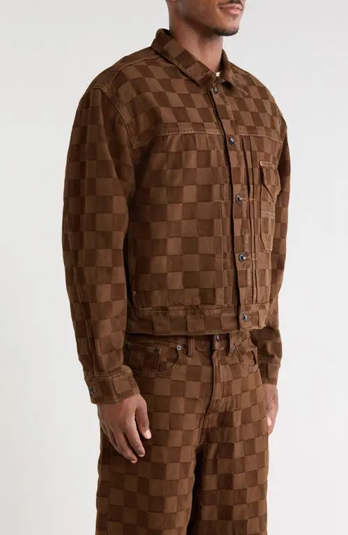 VANS Check-5 Checkerboard Denim Jacket