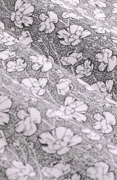 Bugatchi Miles Ooohcotton® Print Short Sleeve Button-up Shirt