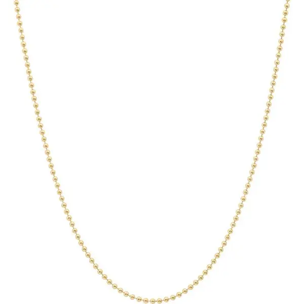 Sara Weinstock 18k Gold Ball Chain Necklace