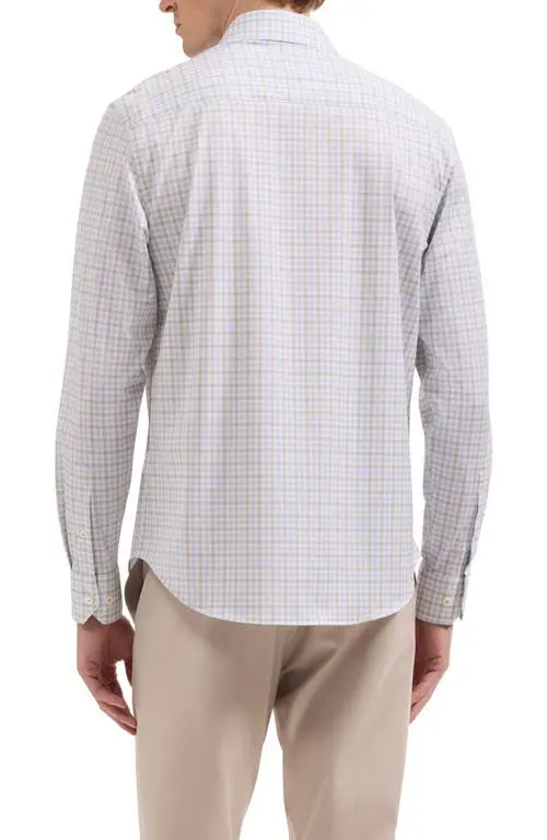 Bugatchi James Plaid Ooohcotton Tech Shirt