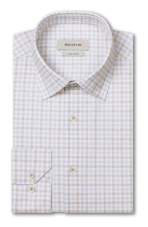 Bugatchi James Plaid Ooohcotton Tech Shirt