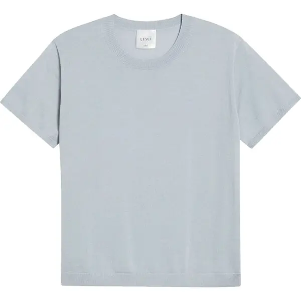 LESET James Margo Short Sleeve Wool Tee - Haze